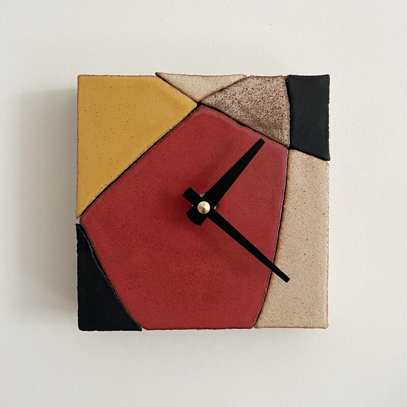 Ceramic Clock - Etsy