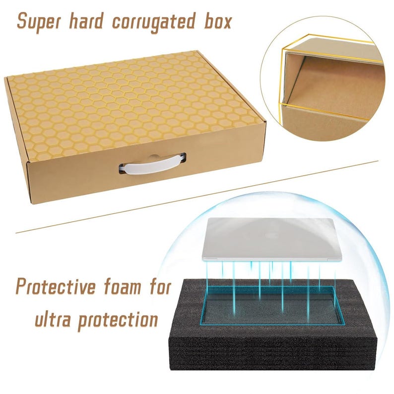 Template Universal Laptop Shipping Box, Safe Laptop Box for Shipping ...
