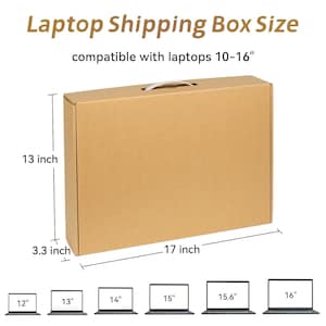 Template Universal Laptop Shipping Box, Safe Laptop Box for Shipping ...