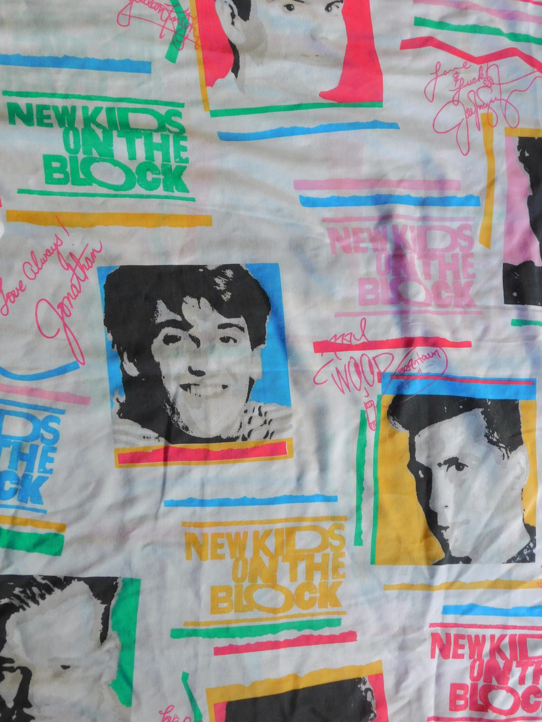 NKOTB Flat Sheet New Kids on the Block - Etsy