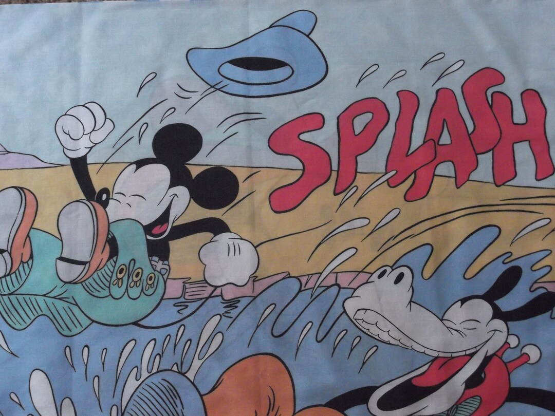 Western Mickey Mouse and Horace Horsecollar Pillowcase - Etsy