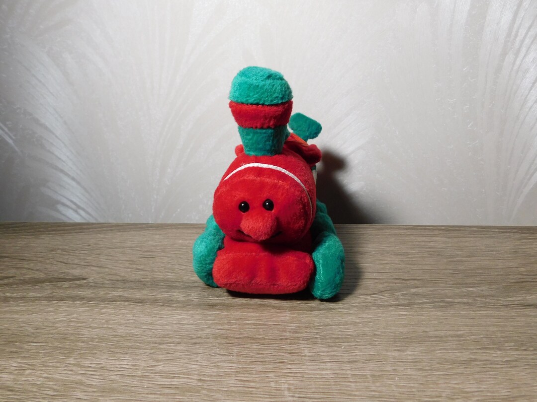 Train With Square Wheels Red Plush Rudolph Red the Red Nosed Reindeer ...