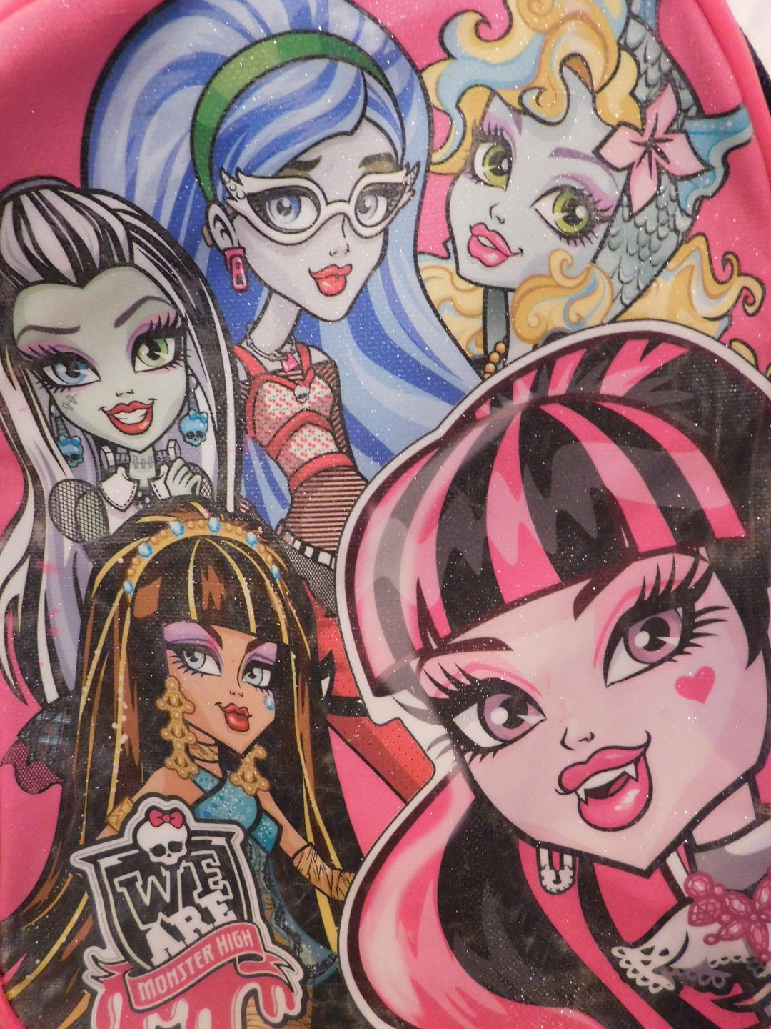 Monster High Mini Backpack We Are Monster High Black and Pink Child ...