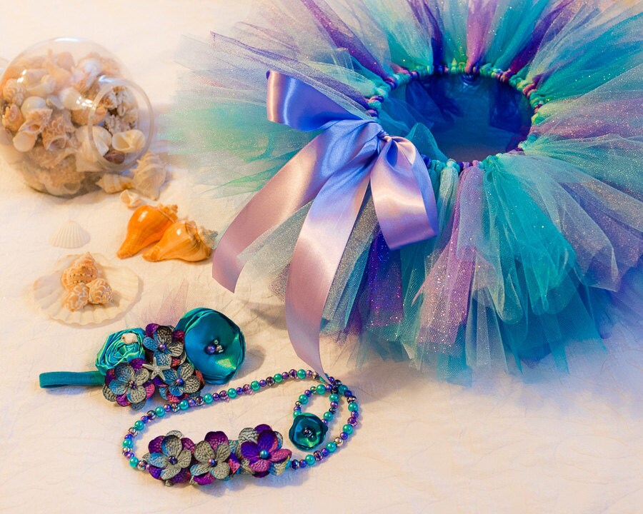 Under the Sea Mermaid Full Tutu Over the Top First Birthday | Etsy