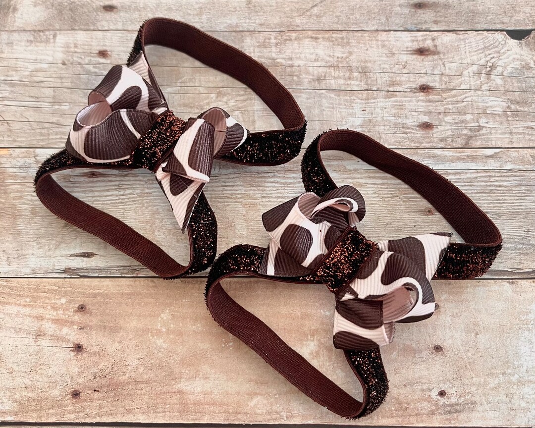 Giraffe Barefoot Bow Barefoot Sandals Shiny Baby Girl Zoo Stretchy ...