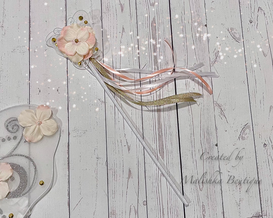 Fairy Wand, Blush Baby Girl Butterfly Garden Party Costume, Cake Smash ...