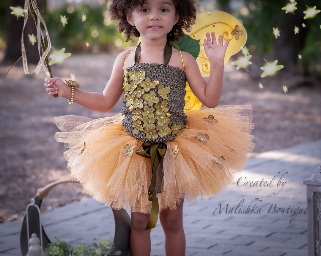 Tutu Top Fairy Birthday Cake Smash Outfit, Moss Olive Sage Fabric ...