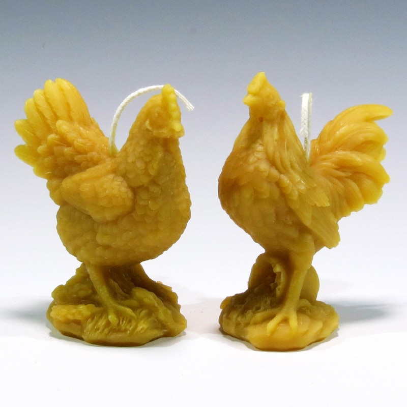 Bird Candle Beeswax - Etsy