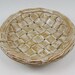 Hand Woven Ceramic Platter Woven Pottery Plate Brown Pottery - Etsy