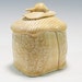 Hand Built Textured Pottery Box With Lid, Storage Container, Canister ...