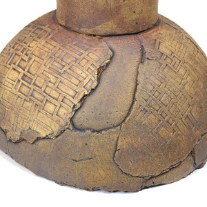 Pedestal Bowl, Pottery Serving Bowl, Slab Built Rustic Serving ...