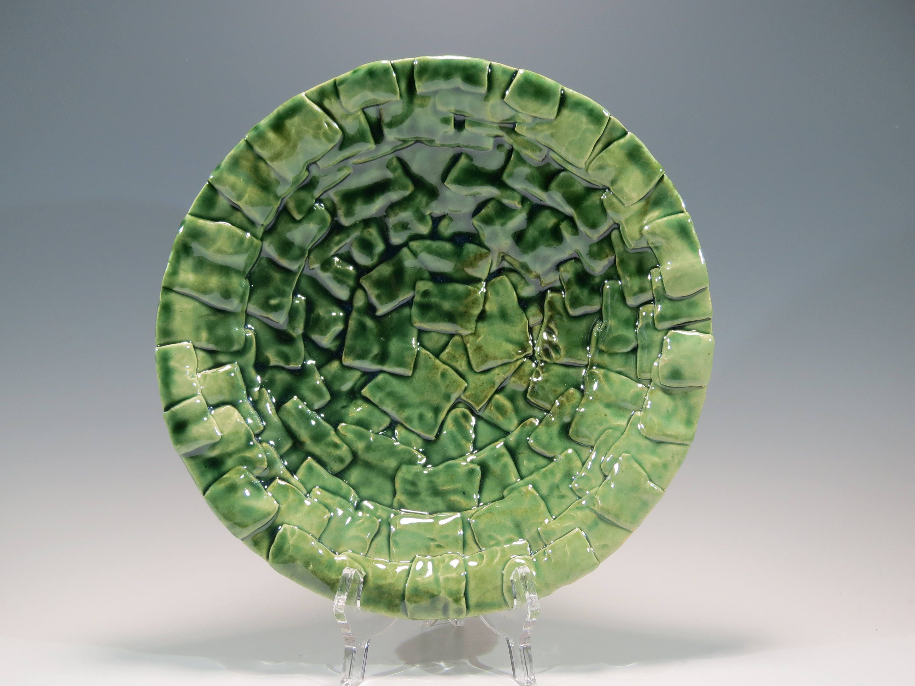 Pottery Serving Bowl Hand Built Large Pottery Bowl Console | Etsy