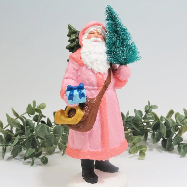 Chalkware Santa - Etsy