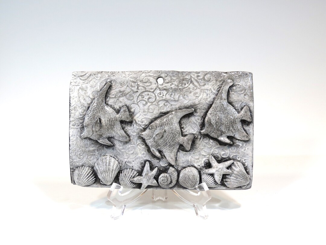 Ceramic Tropical Fish Tile, Decorative Ceramic Wall Hanging, Ceramic ...