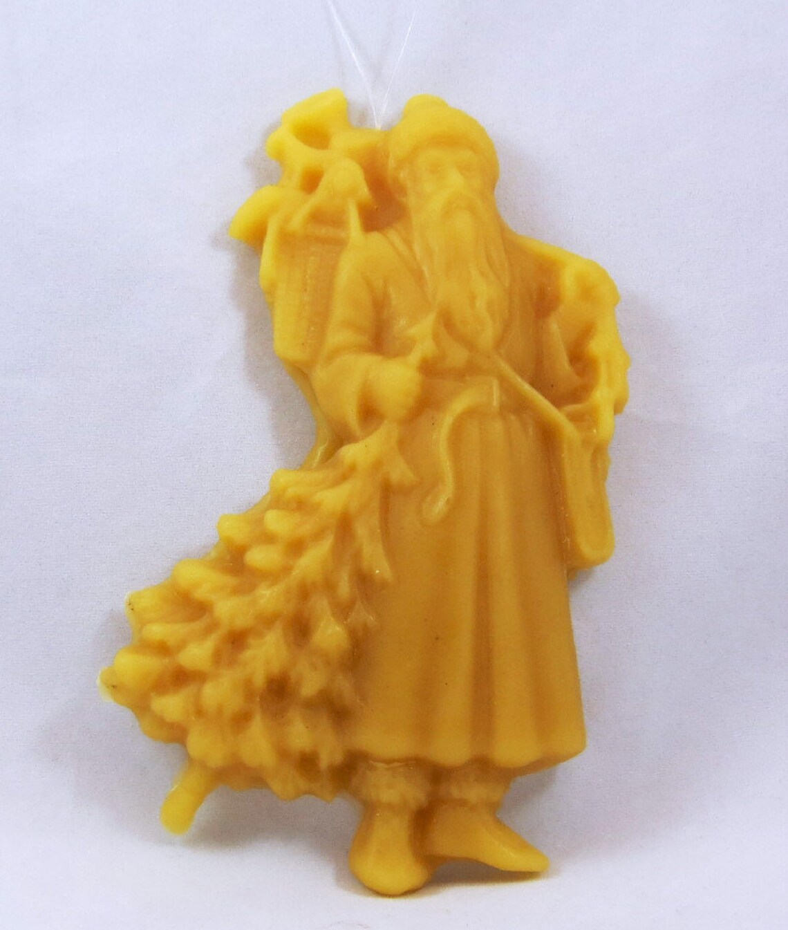 Beeswax Springerle Santa Set of Two Santas Beeswax German - Etsy