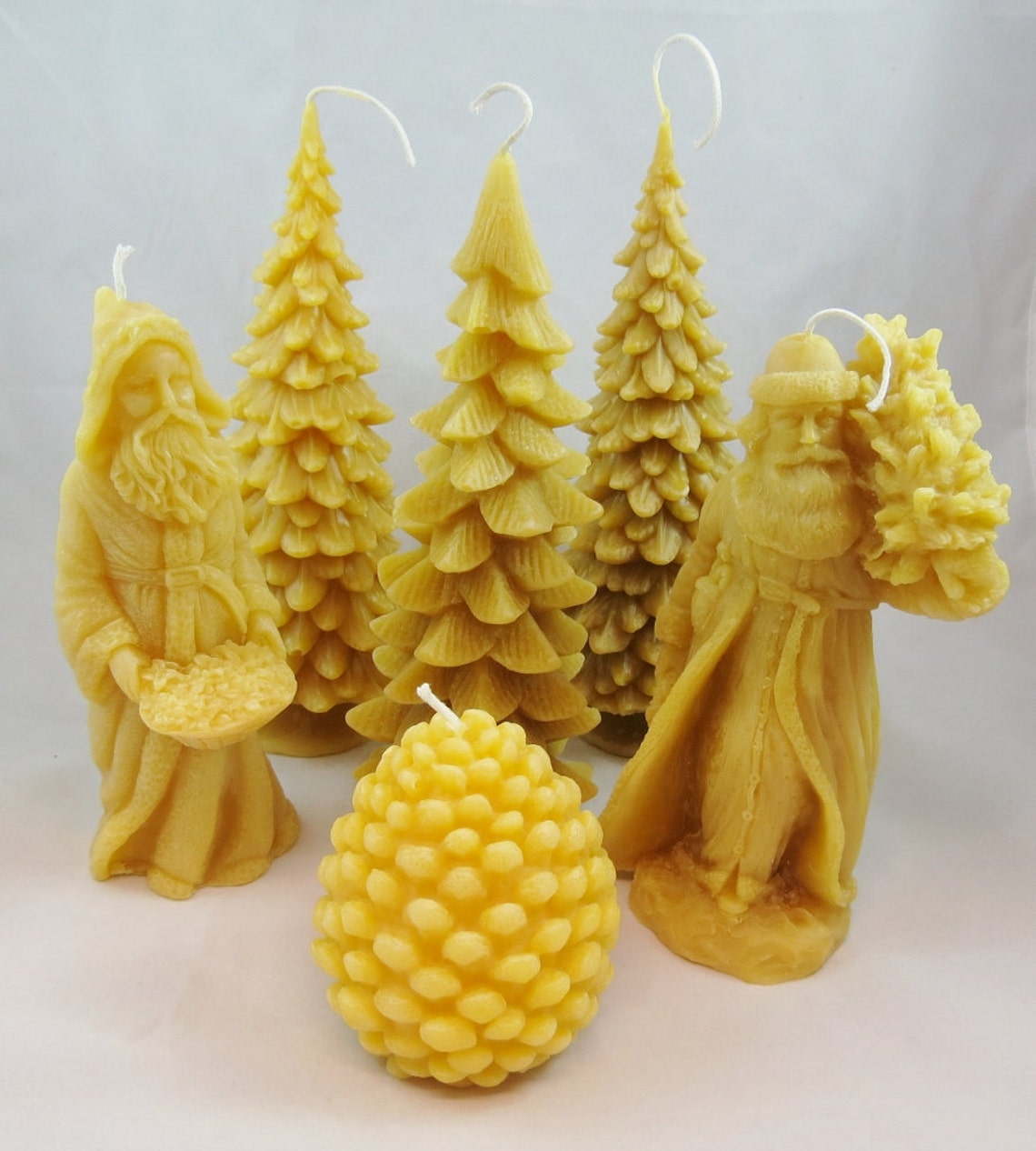 Beeswax Acorn Candle Woodland Candle Naturalistic Candle - Etsy