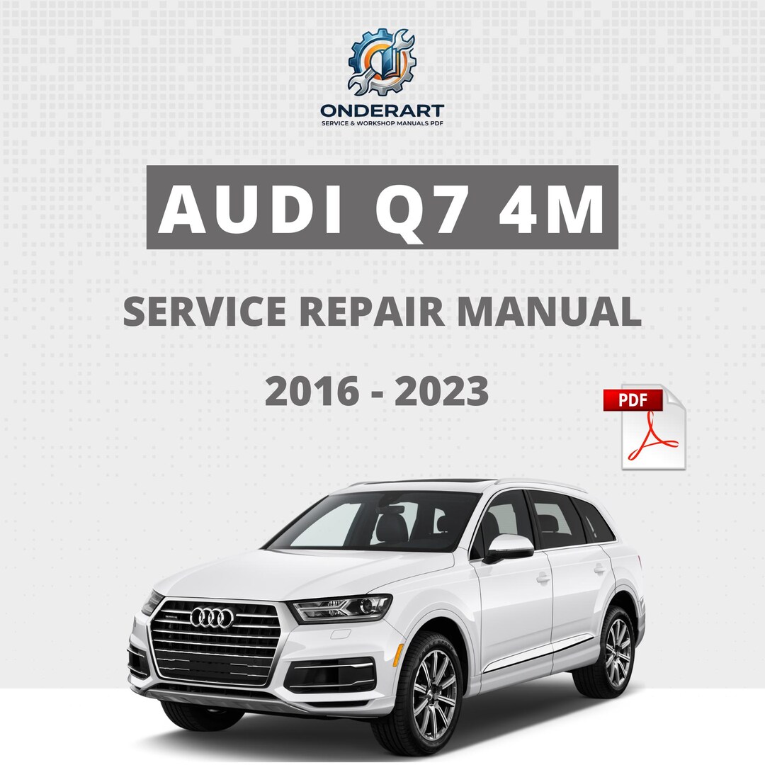 Audi Q7 Diy Maintenance Schedule