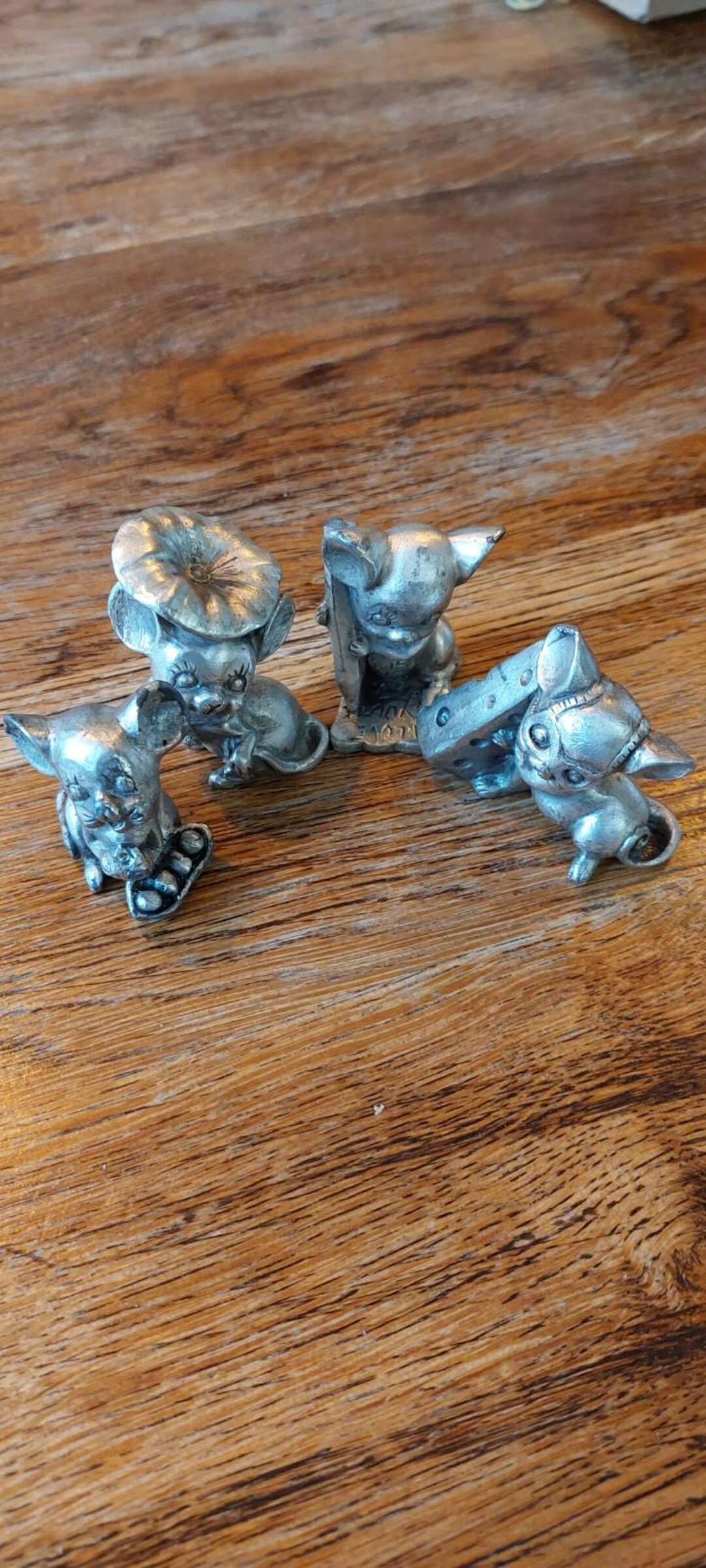 Pewter, Tin Mice - Etsy