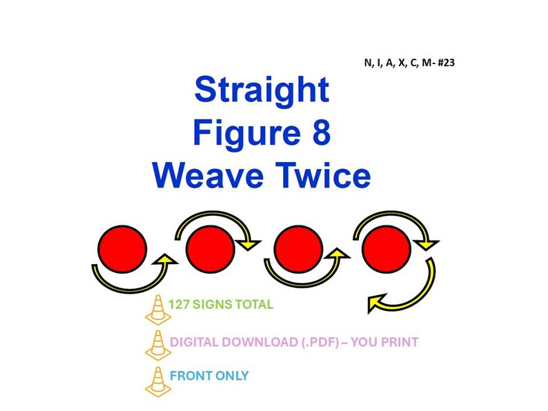 AKC Rally® Dog Sport Signs, Digital Download, FRONT ONLY - Etsy