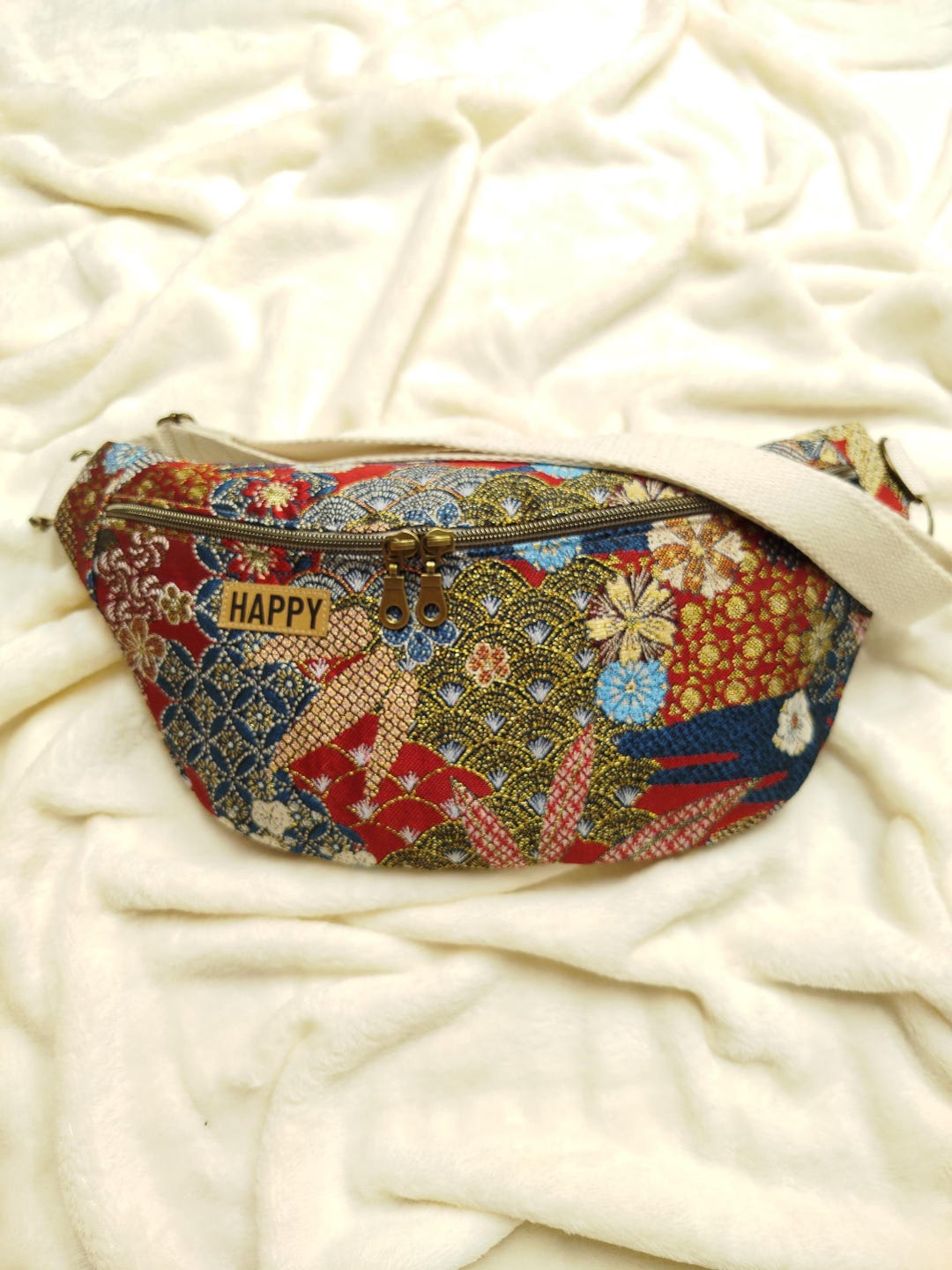 Upcycled Burgundy Red Fanny Pack - Etsy