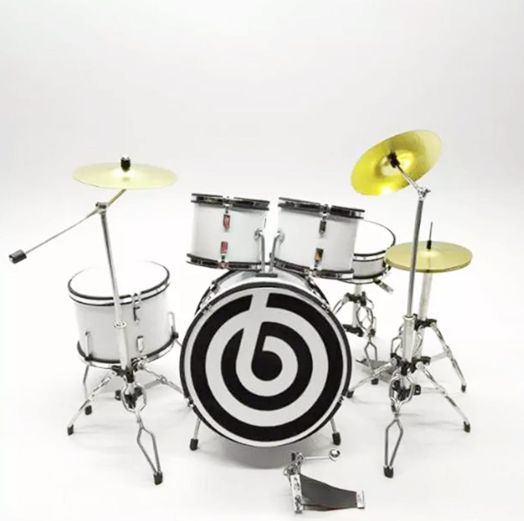 Miniature K-pop Style Band D6 Instruments – Drum & Guitar Set #3 - Etsy