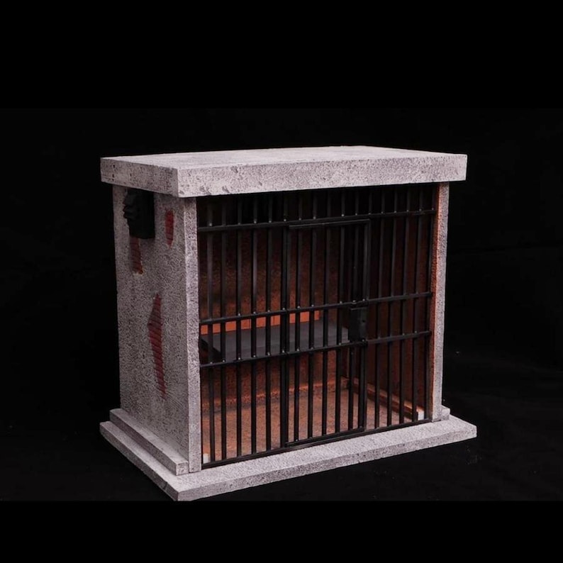 1:12 Scale Jail/prison Cell Diorama for SHF, Marvel Legends, and MAFEX ...