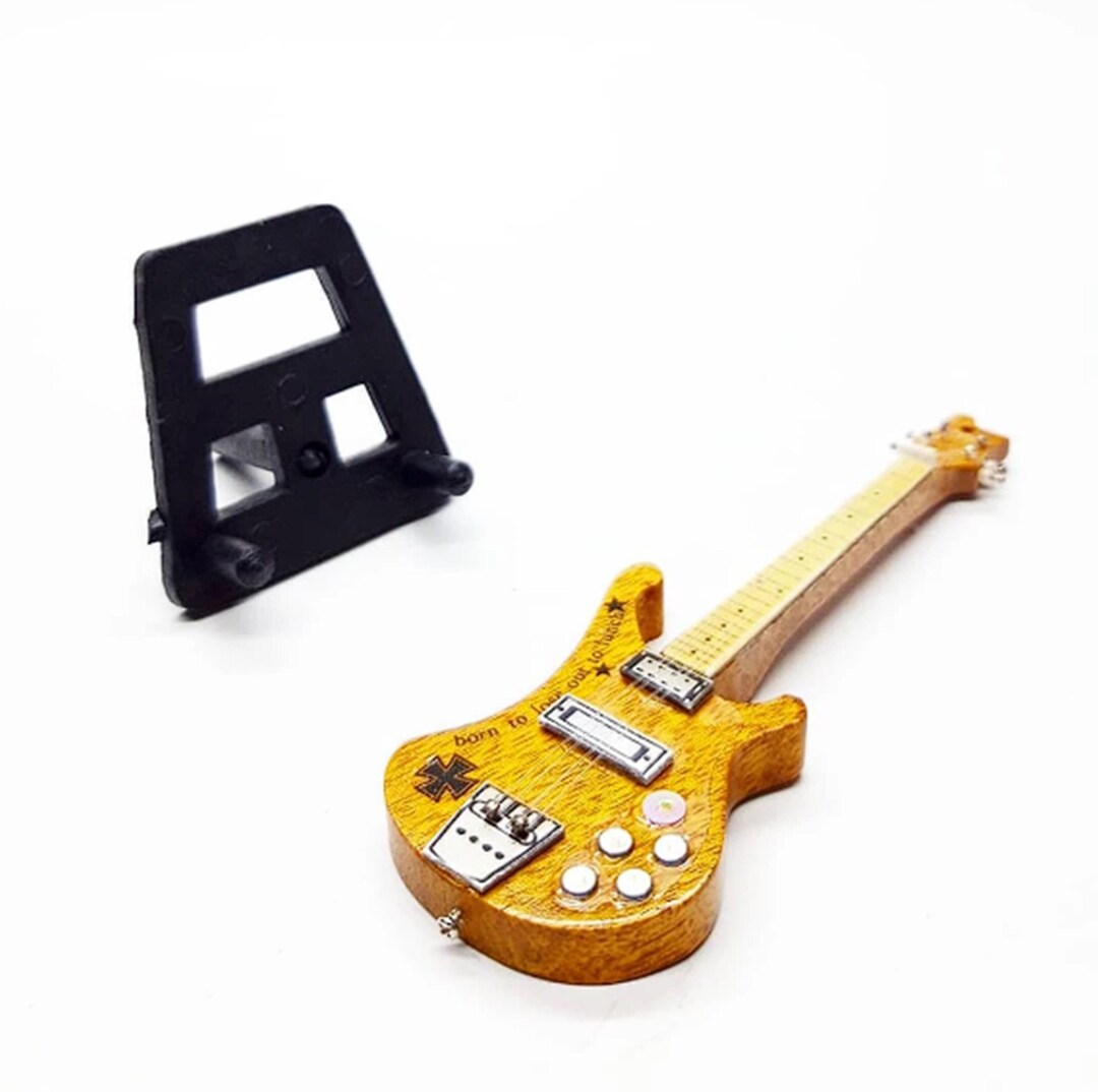 Miniature Bass Rickenbacker Lemmy Kilmister MOTORHEAD 'born to Lose Out ...
