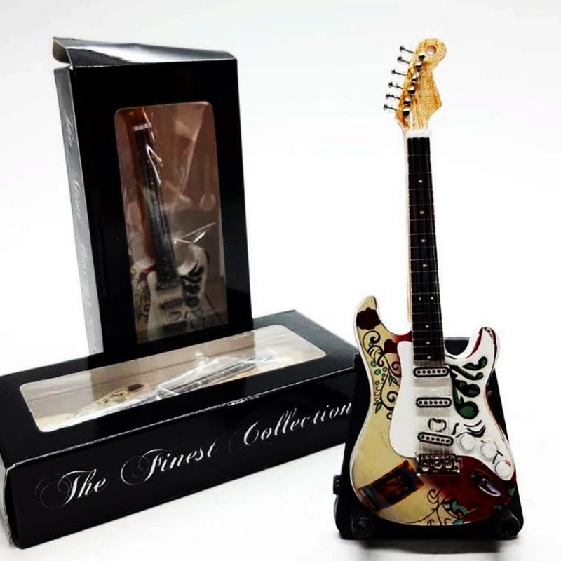 Miniature Guitar With Case - Etsy