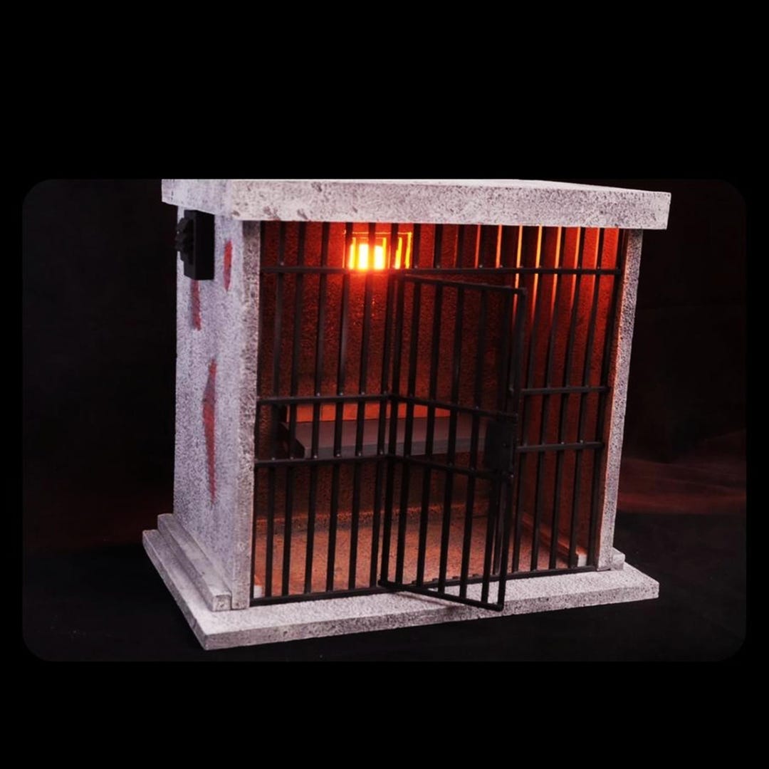 1:12 Scale Jail/prison Cell Diorama for SHF, Marvel Legends, and MAFEX ...