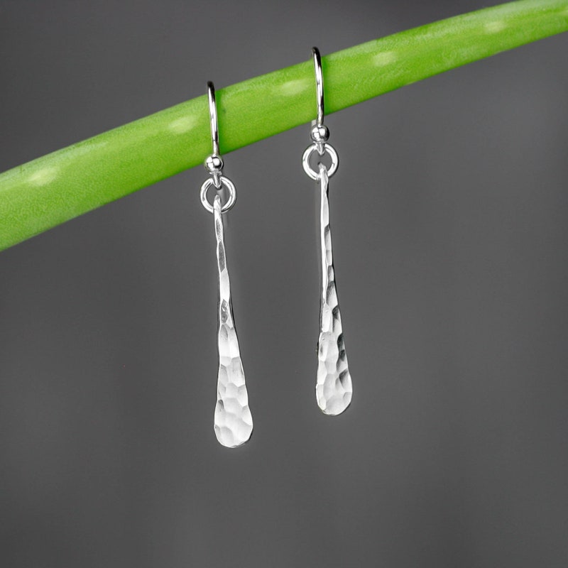 Silver Earring Bar Dangle - Etsy