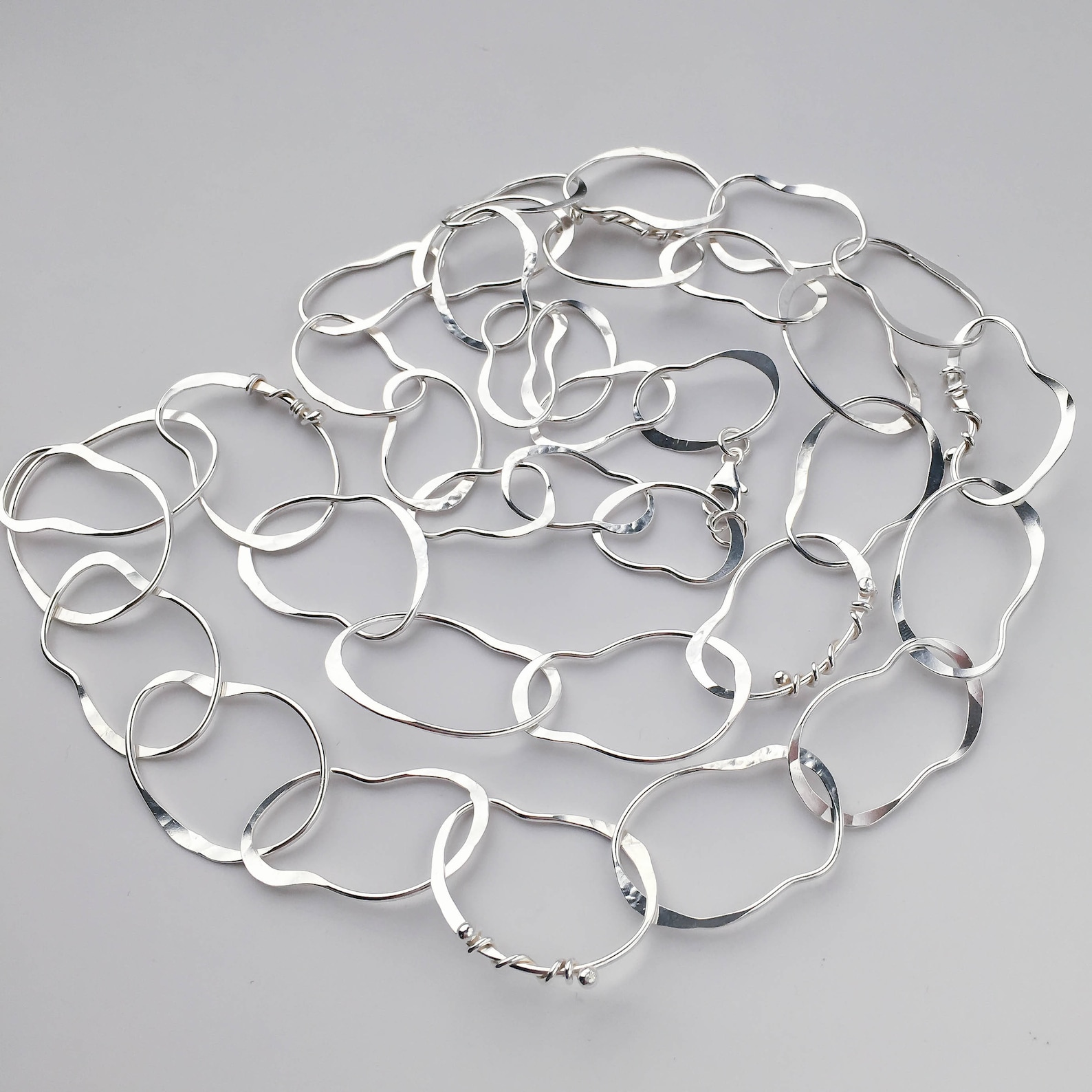 36 Inch Long Sterling Silver Chain Necklace Long Silver - Etsy