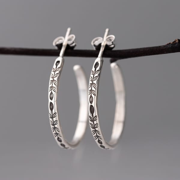 Fine Silver Earrings - Etsy