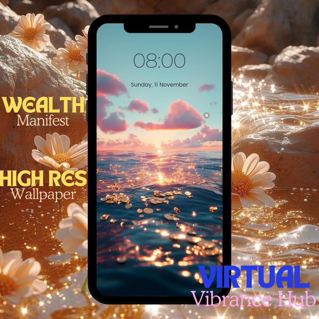Manifest Wealth | Stunning Money-attracting iPhone & iPad Wallpaper ...