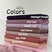 100% Natural Linen Fabric 40+ Colors Washed Soft Flax Linen for ...