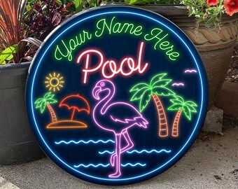 Outdoor Neon Patio Signs - Etsy
