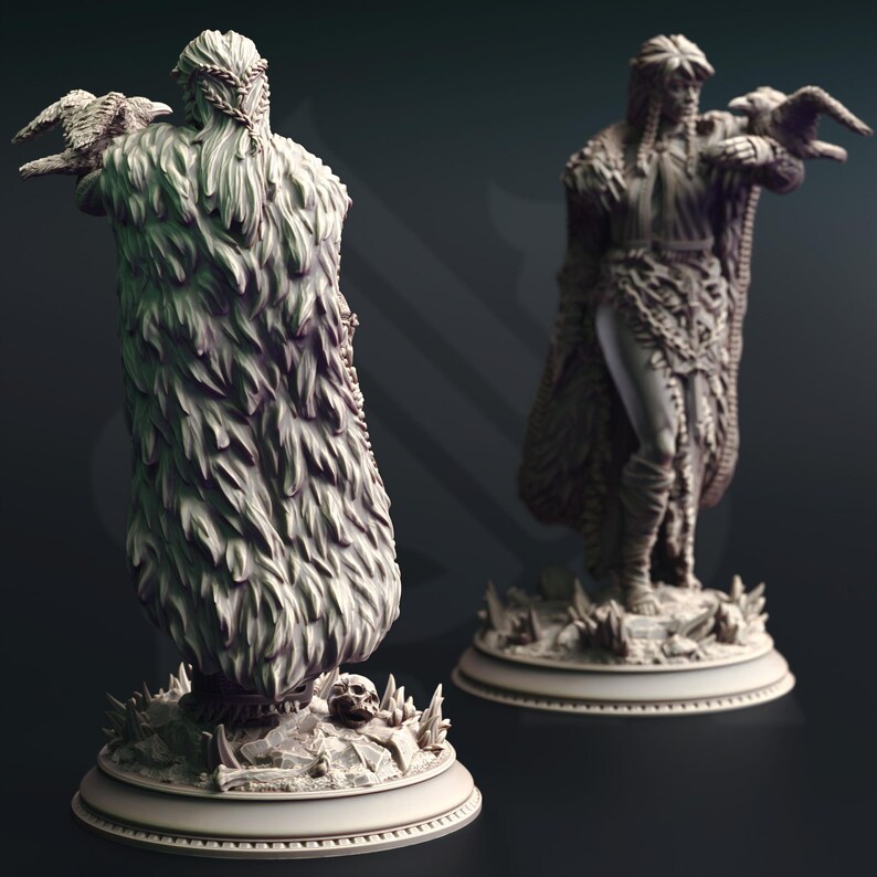 Vampire Enchantress Celine De La Rouge Premium Miniature for Tabletop ...