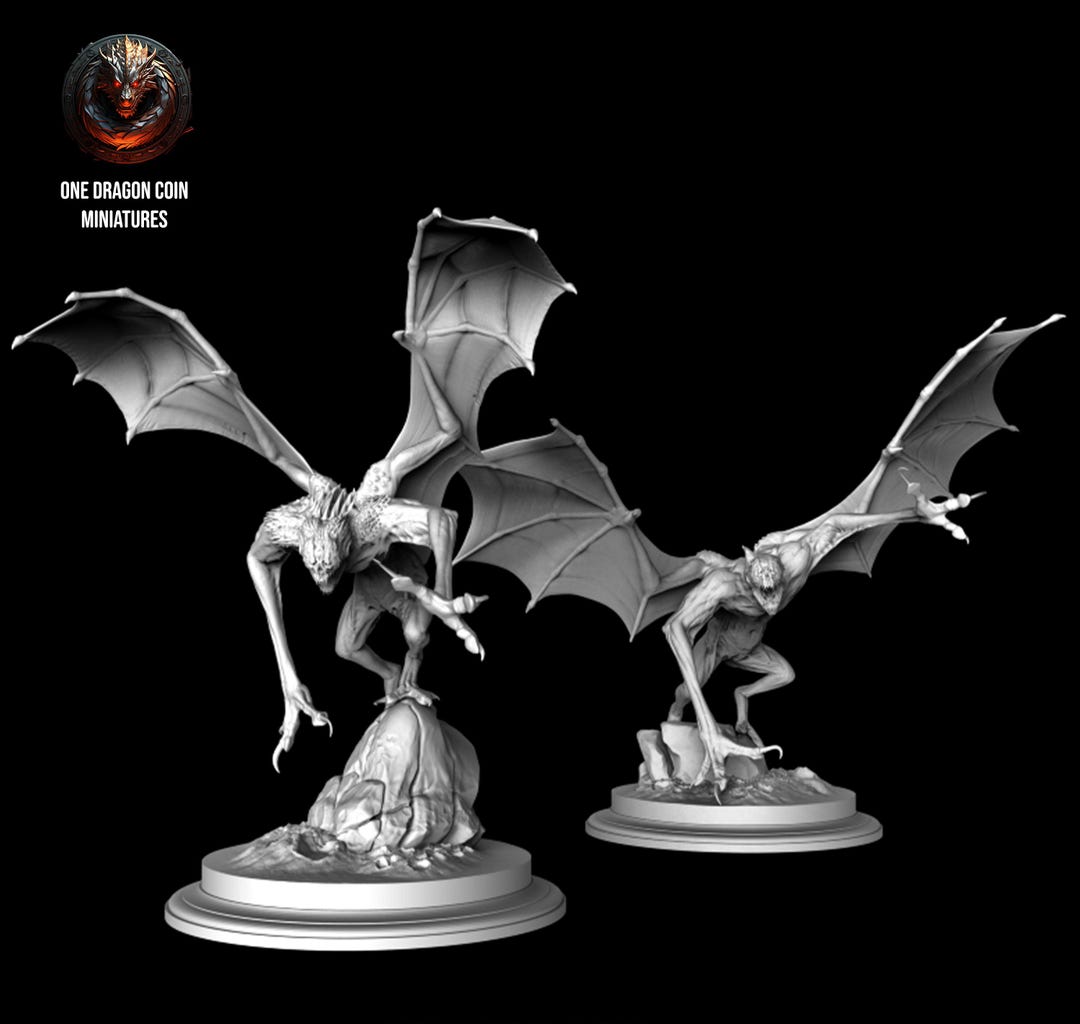 Winged Hive Drone Premium Miniature for Tabletop Gaming Dnd RPG ...