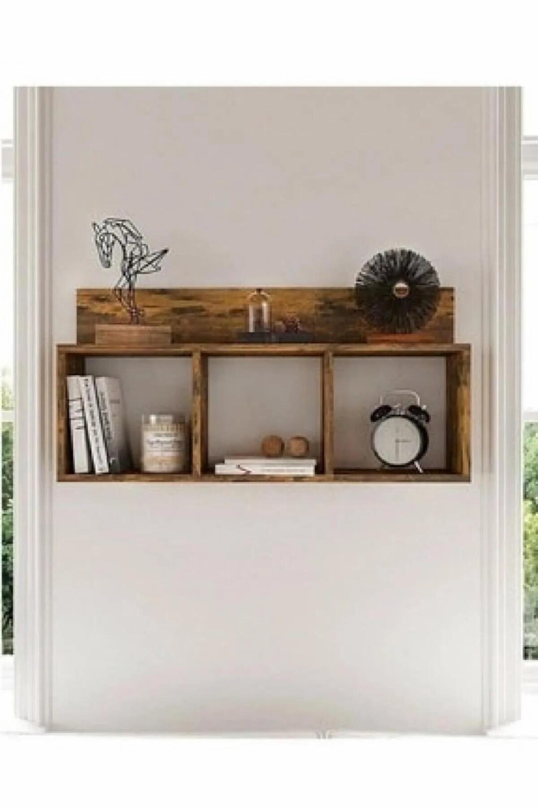 Wooden Rustic Box Shelf - Etsy