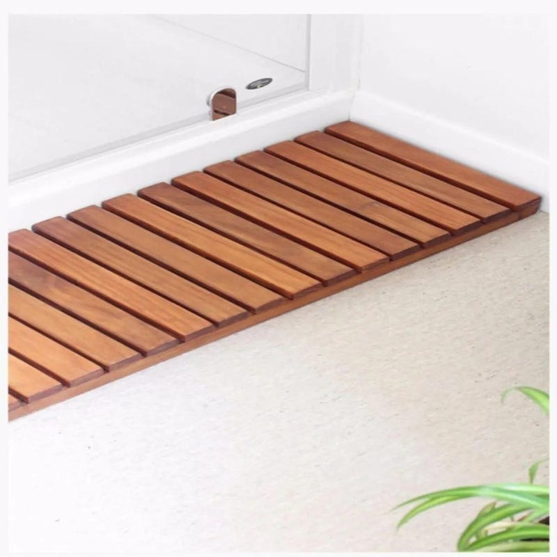 Teak Bath Mat - Etsy