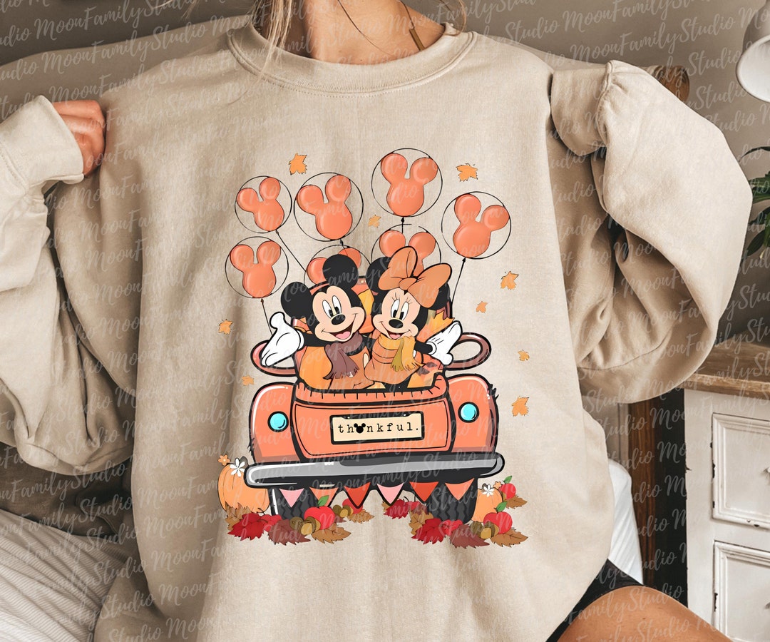 Disney Mickey and Minnie Thanksgiving Png, Mouse Pumpkin Spice Png ...