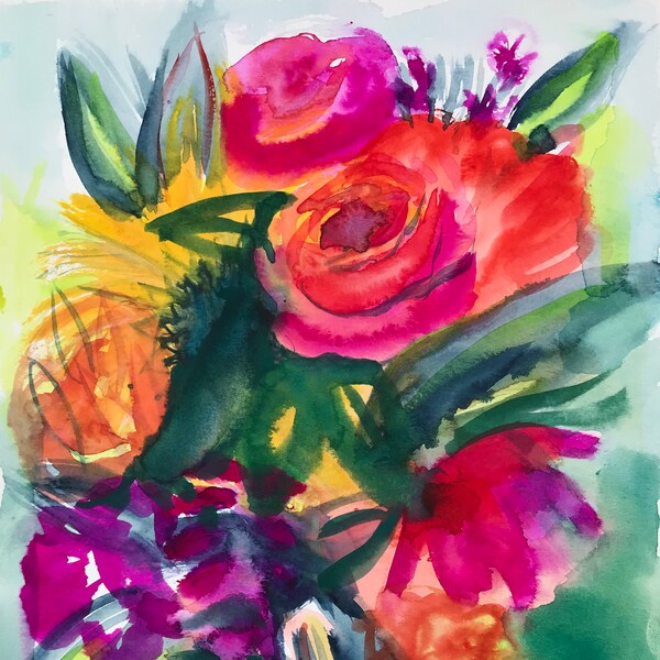 Bright Color Art - Etsy