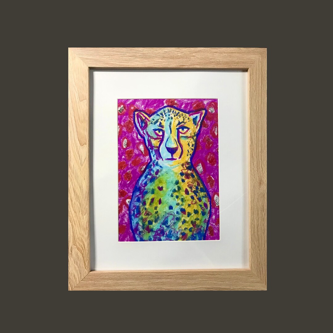 Framed Cheetah Print - Etsy