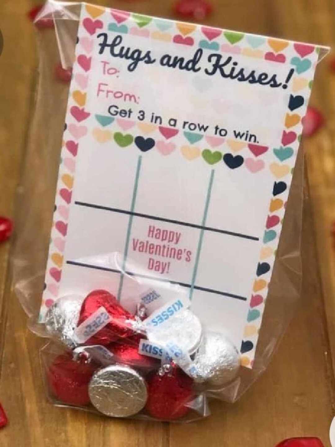 Valentine Hug and Kisses Game With Chocolate - Etsy