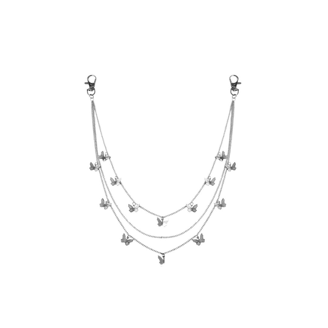 Elegant Triple Butterfly Pant Chain - Etsy