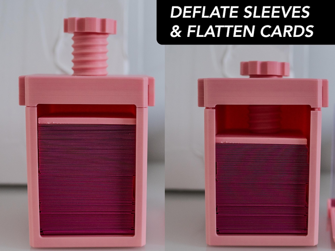 MTG Commander Deck Box & Press Kit: Double-sleeved Card Storage - Etsy