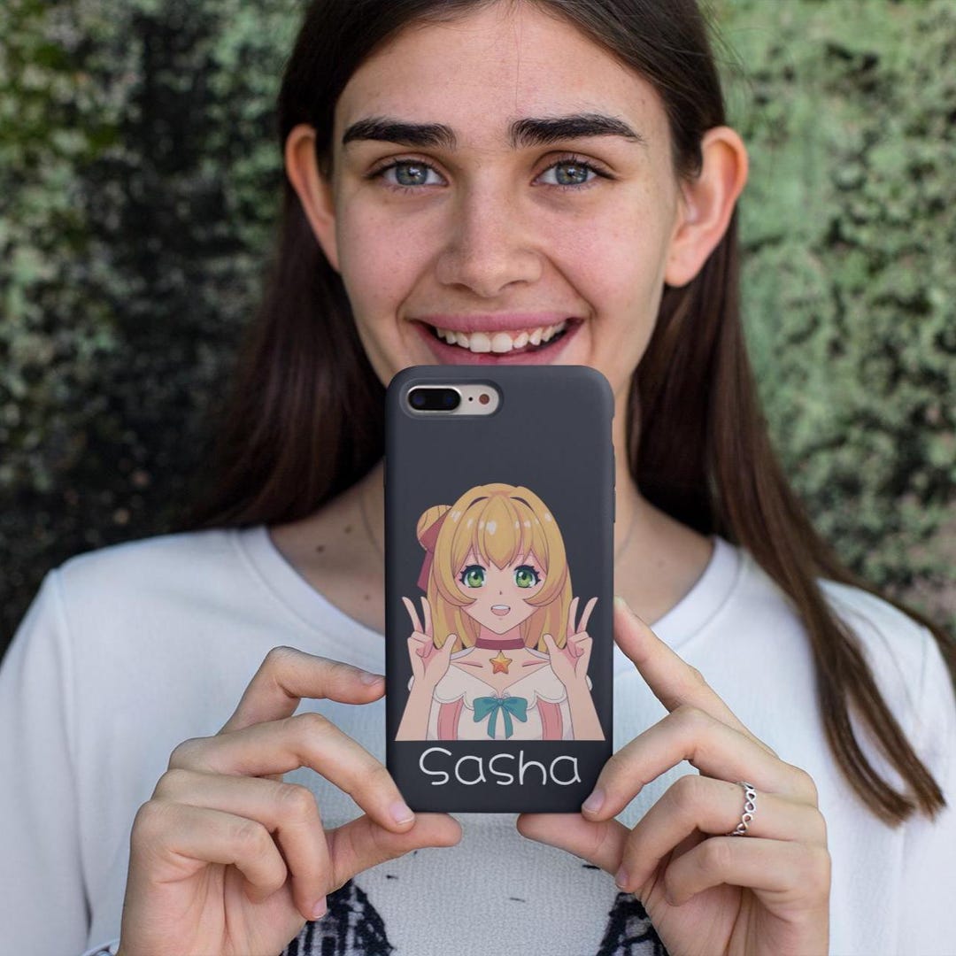 Custom Anime Girl Phone Case: Personalized Kawaii Otaku Gift - Etsy
