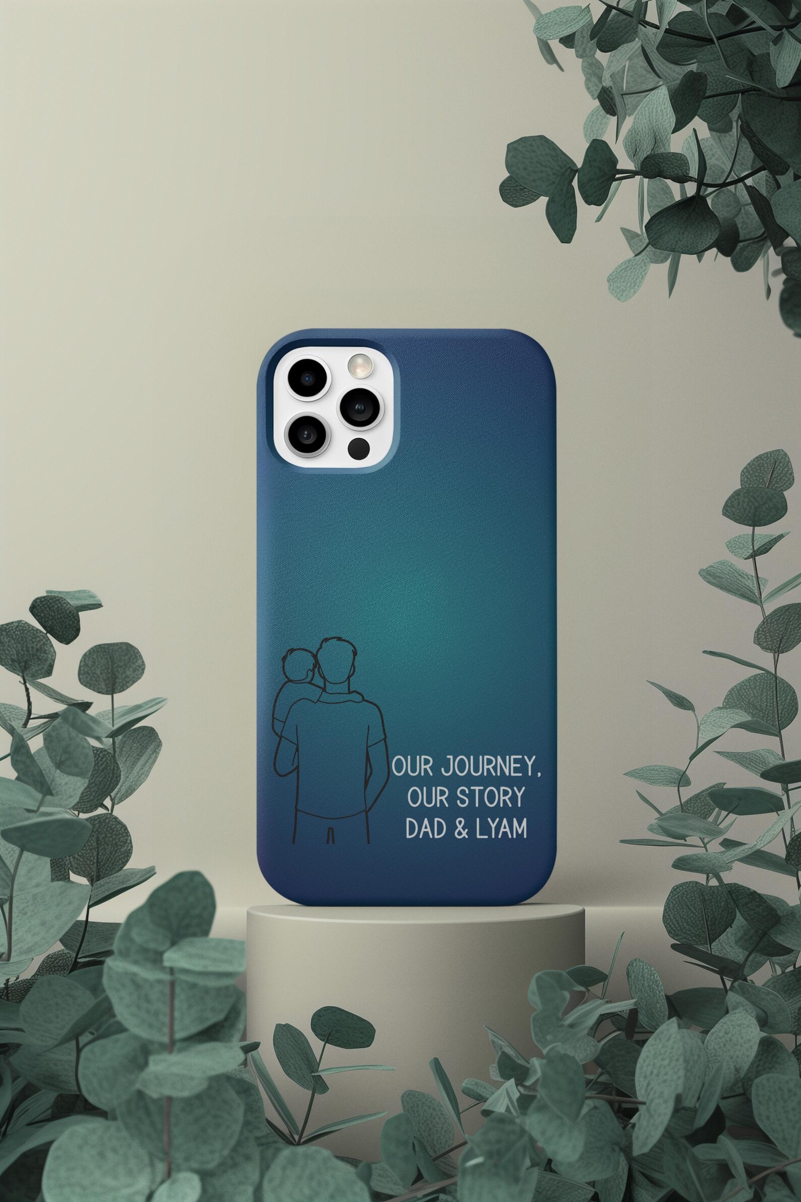 Custom Dad and Son Phone Case, Father’s Day Gift From Son, Personalized ...