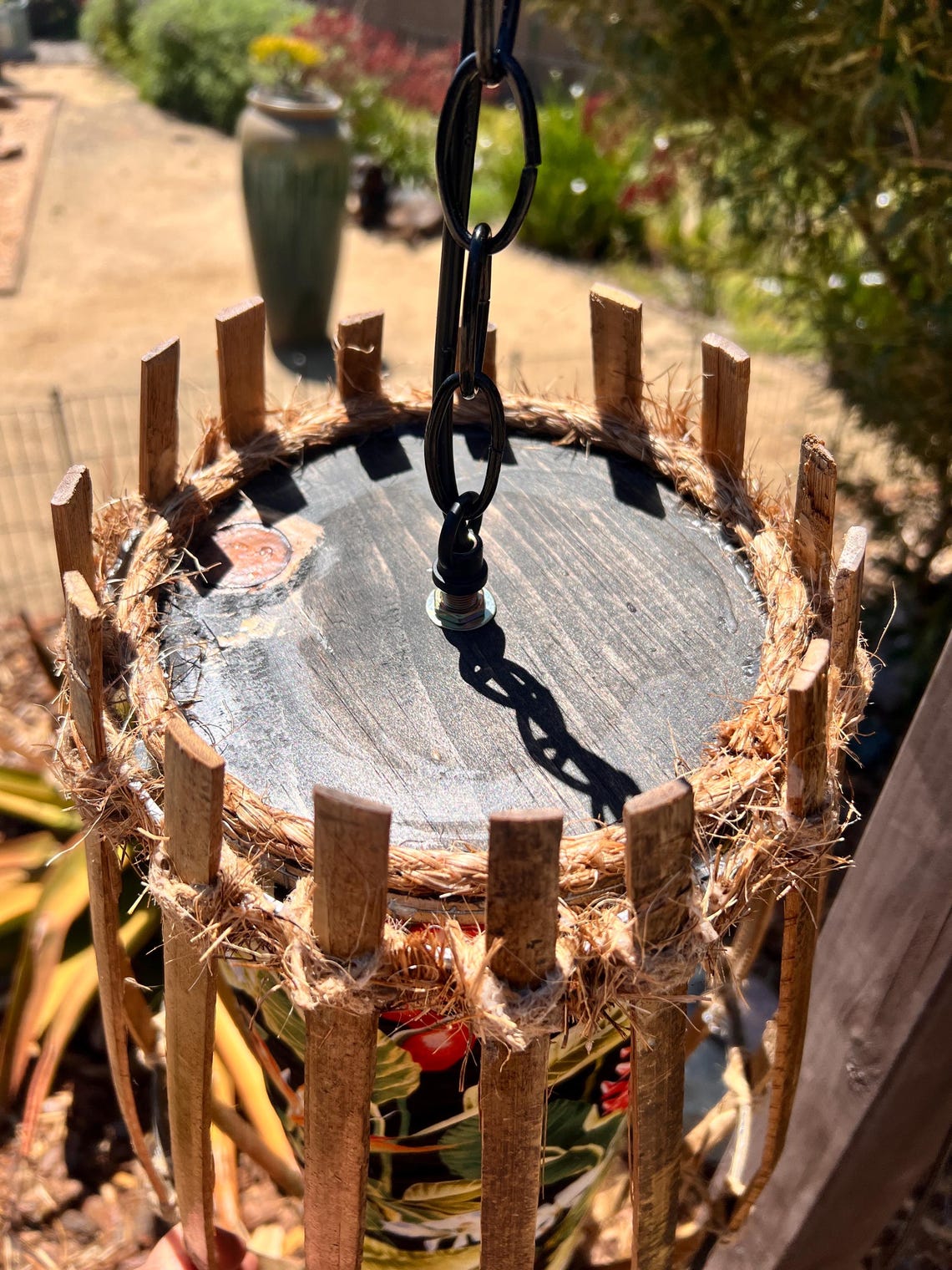 Hanging Tiki Bar Fish Trap Style Lamp, Tiki Bar, Tropical, Exotic Decor ...