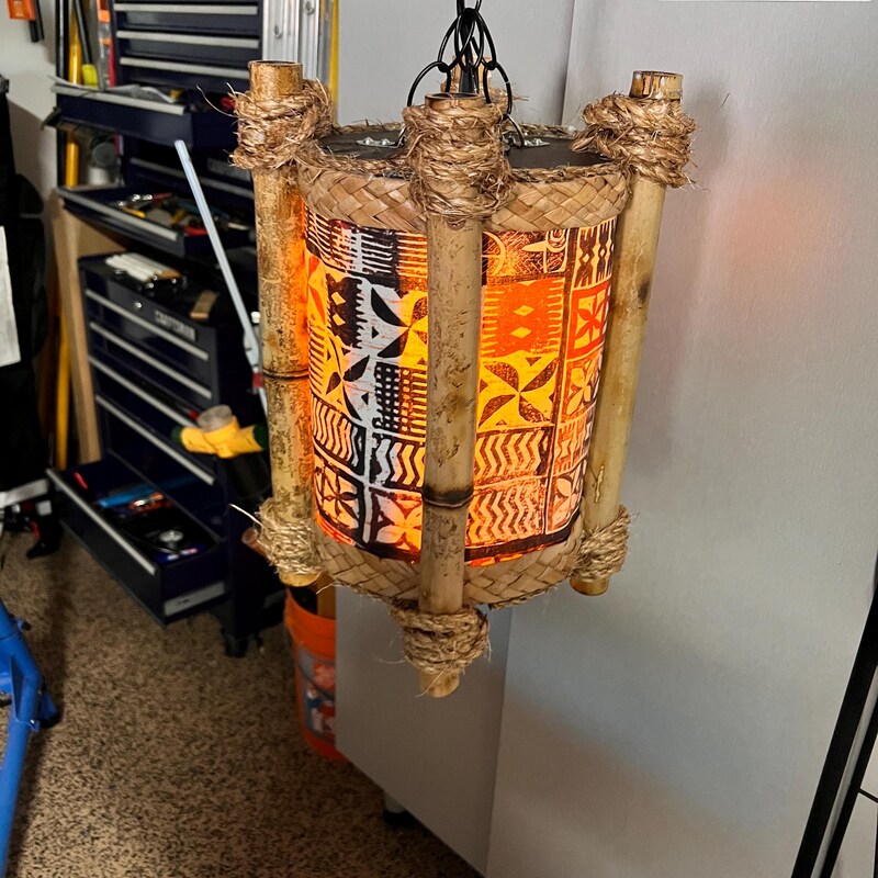 Tiki Lamp - Etsy