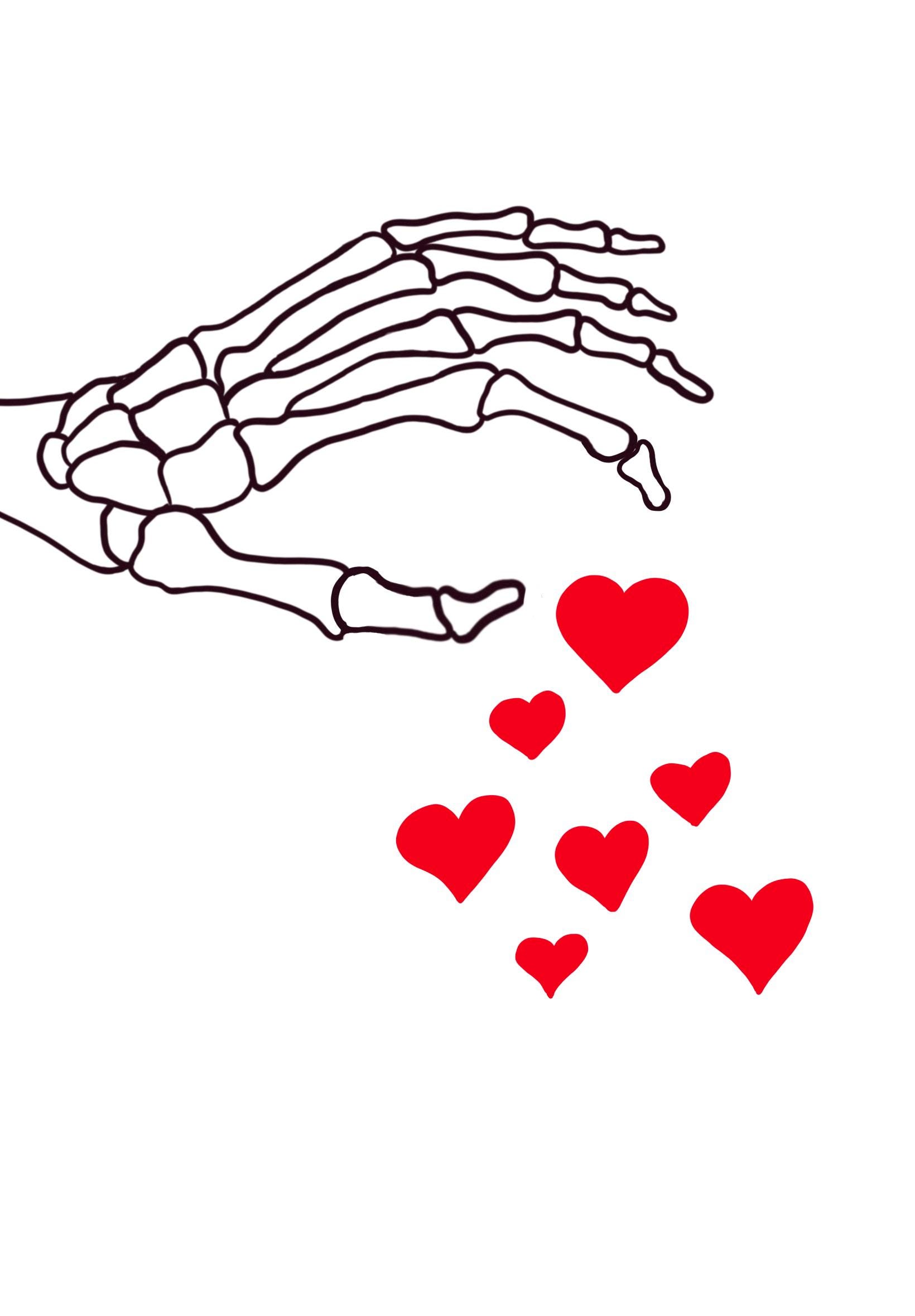 Sprinkle of Love Svg, Skeleton Hand Svg, Valentines Day Svg, Cut File ...
